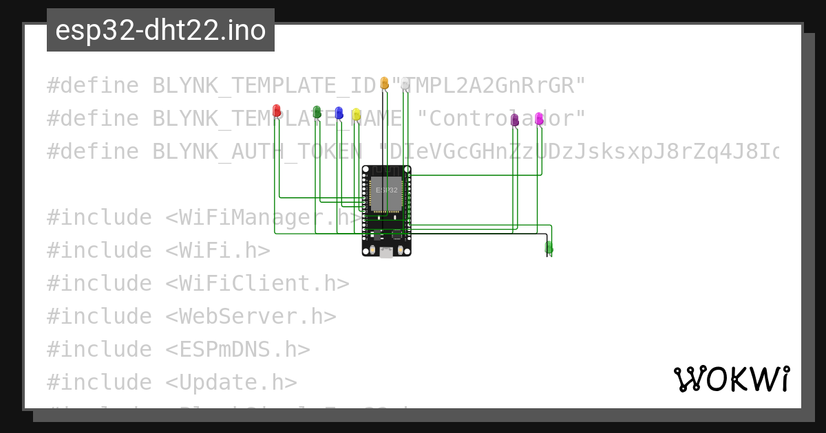 Esp32 Blynk Controlador Wokwi Esp32 Stm32 Arduino Simulator 3891