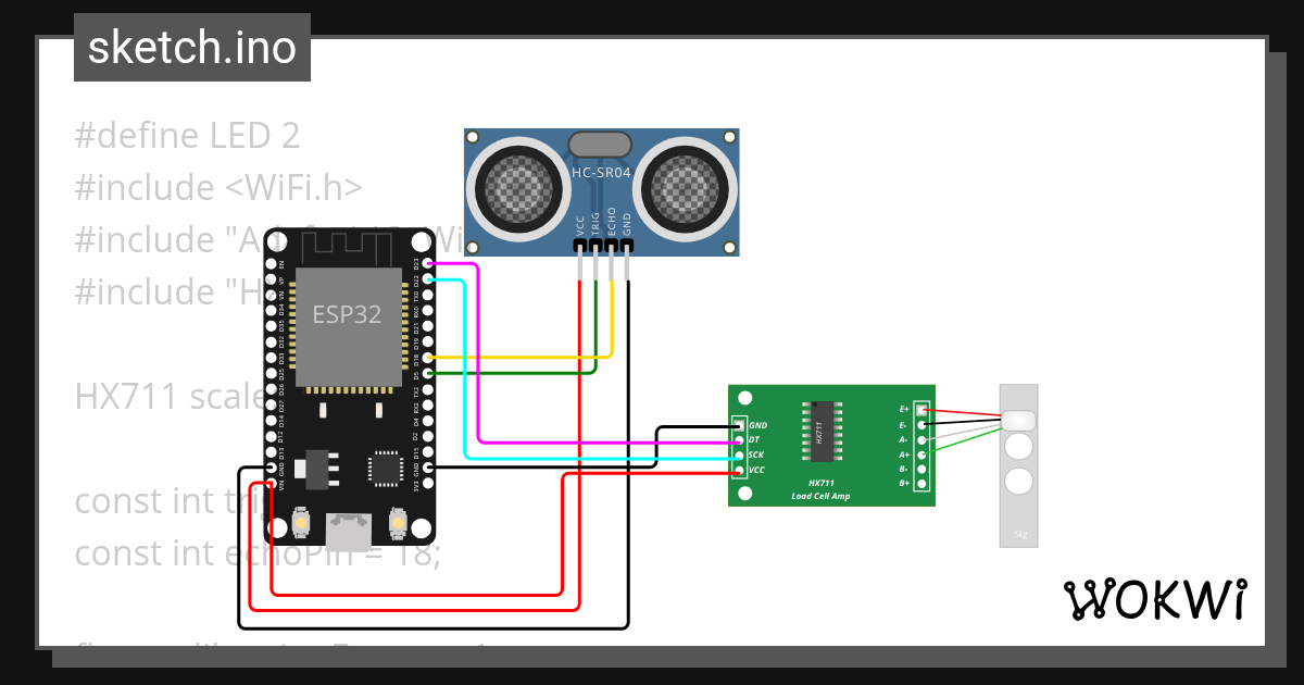 project1 - Wokwi ESP32, STM32, Arduino Simulator