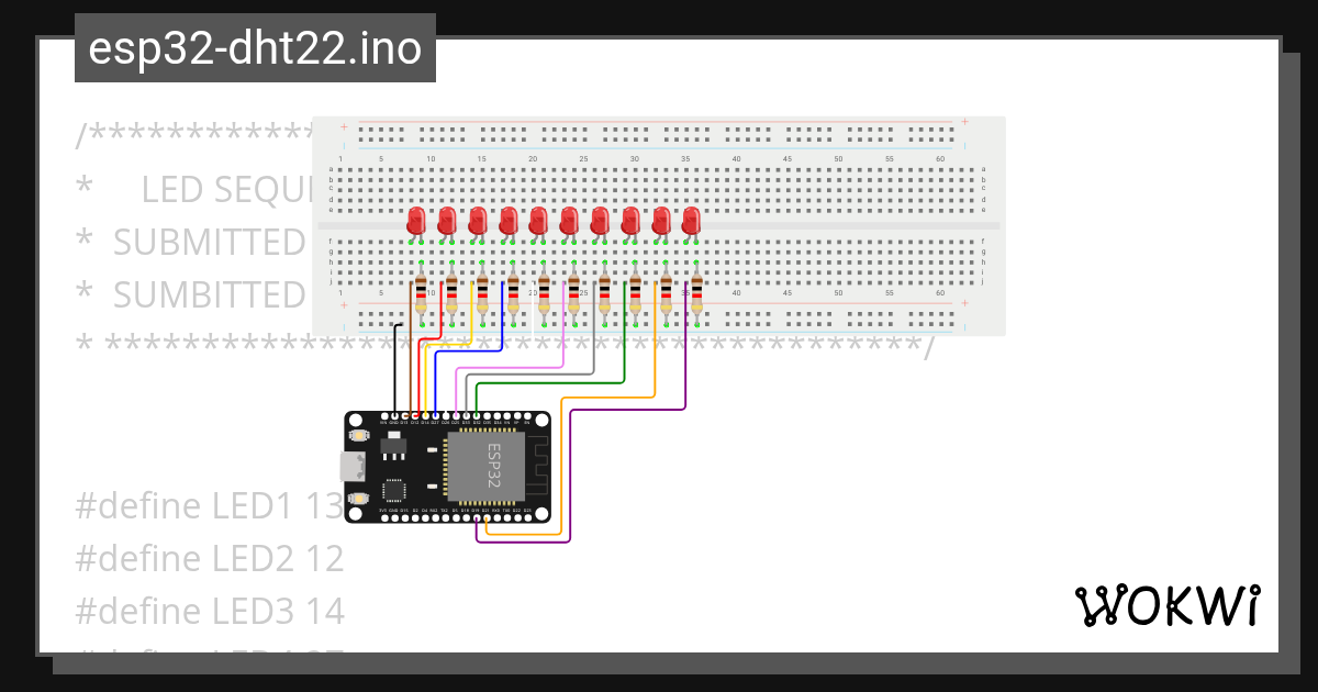 SANTIAGO, JOSEPH P. - Wokwi ESP32, STM32, Arduino Simulator