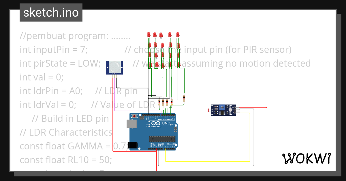 POT LED Shift Control Copy Copy Copy - Wokwi ESP32, STM32, Arduino Simulator