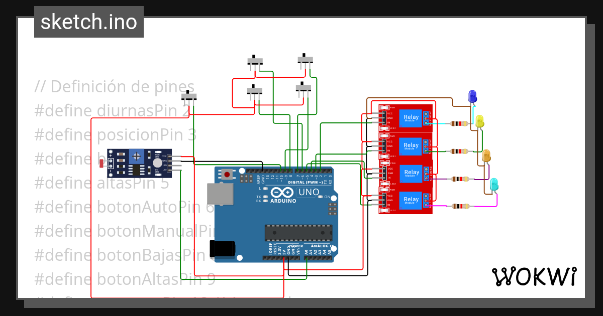 luces automaticas Copy 2 - Wokwi ESP32, STM32, Arduino Simulator