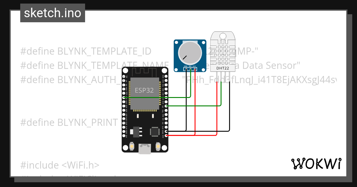 Data Sensor Wokwi Esp32 Stm32 Arduino Simulator