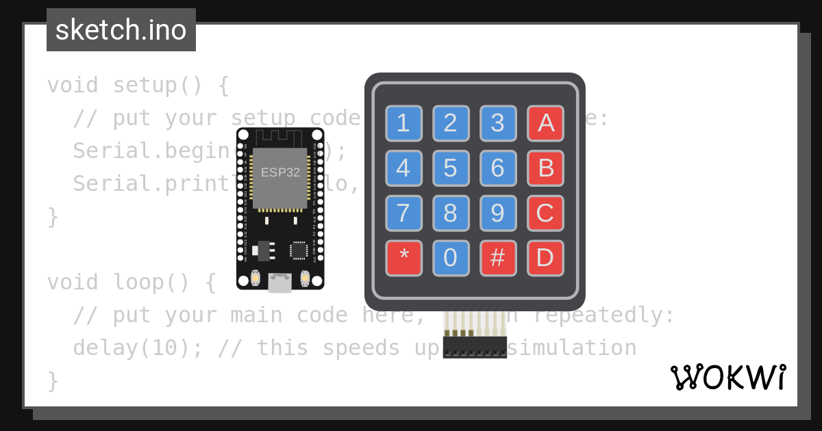 Đồ án 1 Wokwi Esp32 Stm32 Arduino Simulator