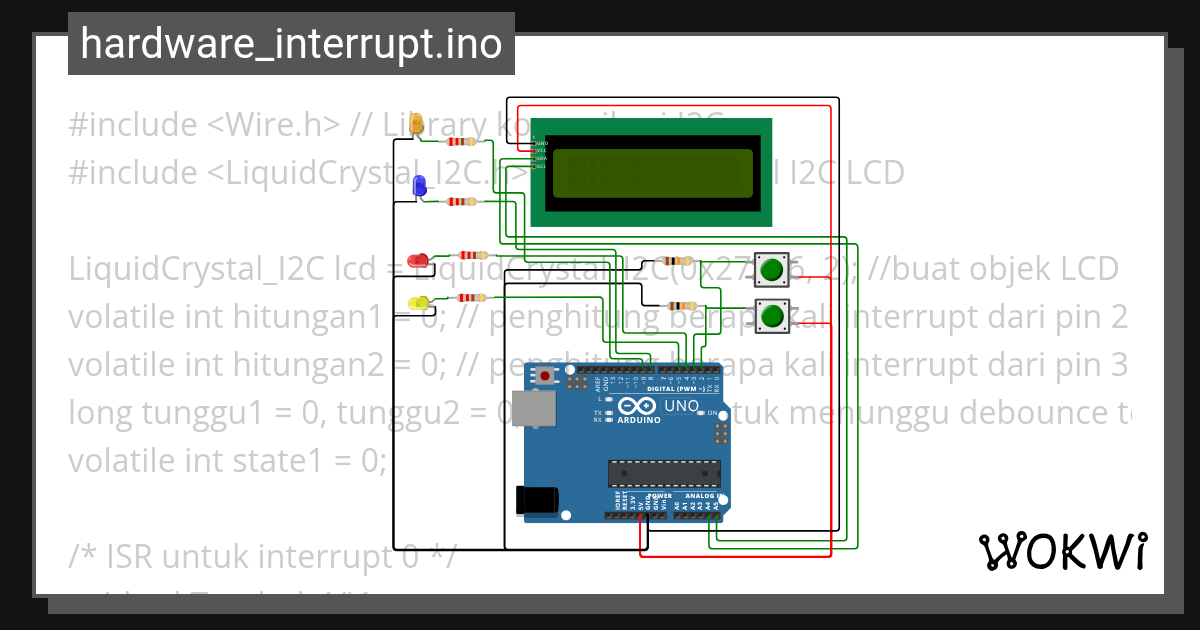 Arduino Uno Hardware Interrupt Wokwi Esp32 Stm32 Arduino Simulator