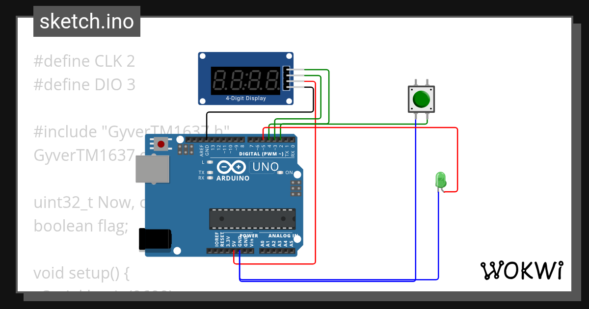 7segdisplayexample11 Wokwi Esp32 Stm32 Arduino Simulator 