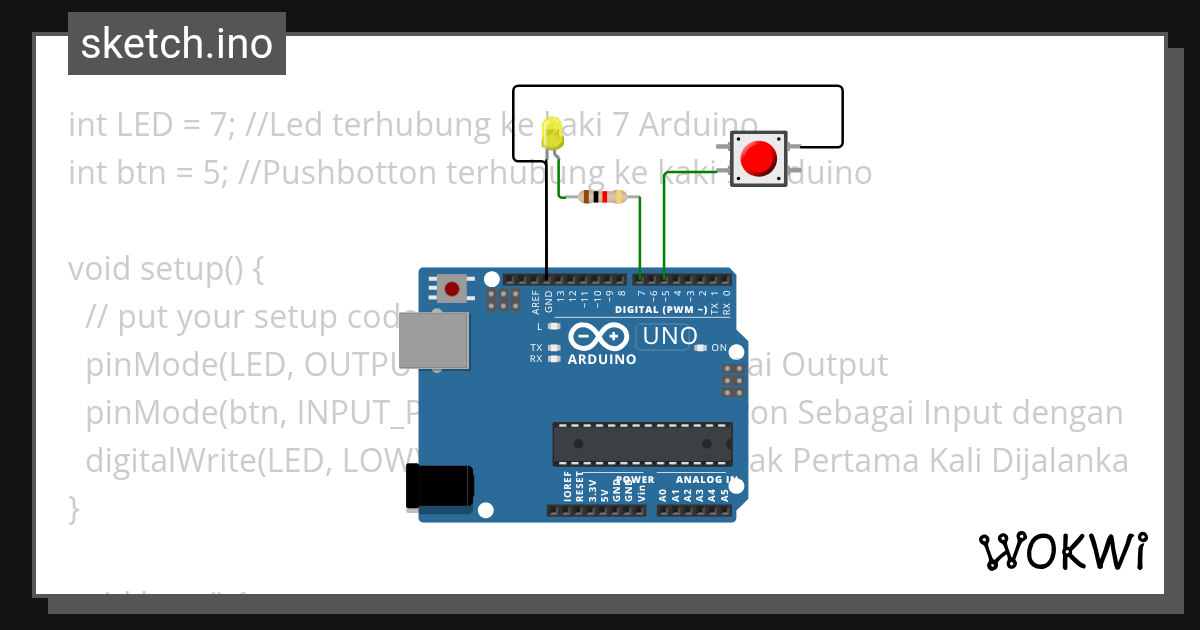TUGAS 3 ARJUN FATURRAHMAN C.411.21.0016 - Wokwi ESP32, STM32, Arduino Simulator