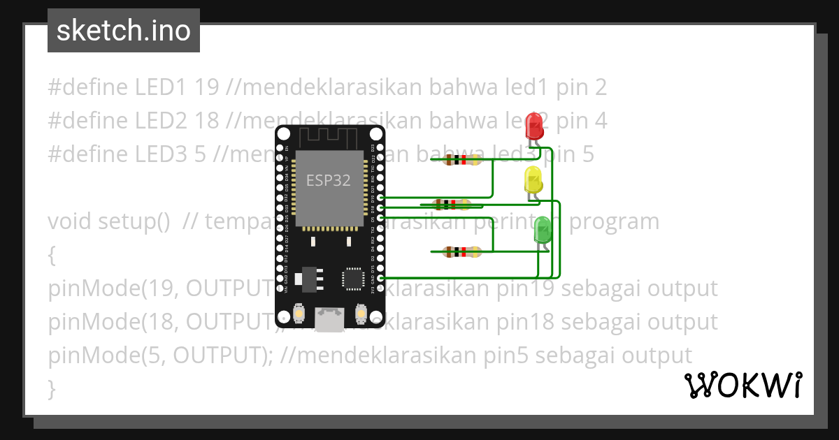 Simulasi 3 Wokwi Esp32 Stm32 Arduino Simulator