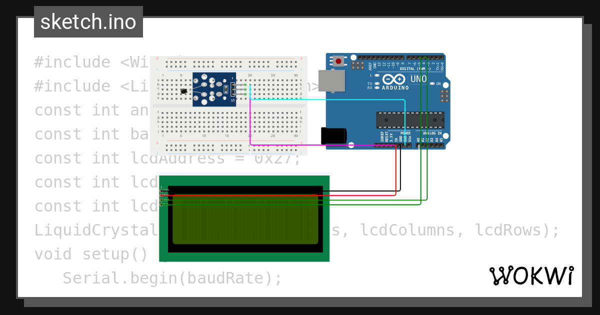 Sıcaklık Ölçüm Uygulaması Wokwi Esp32 Stm32 Arduino Simulator