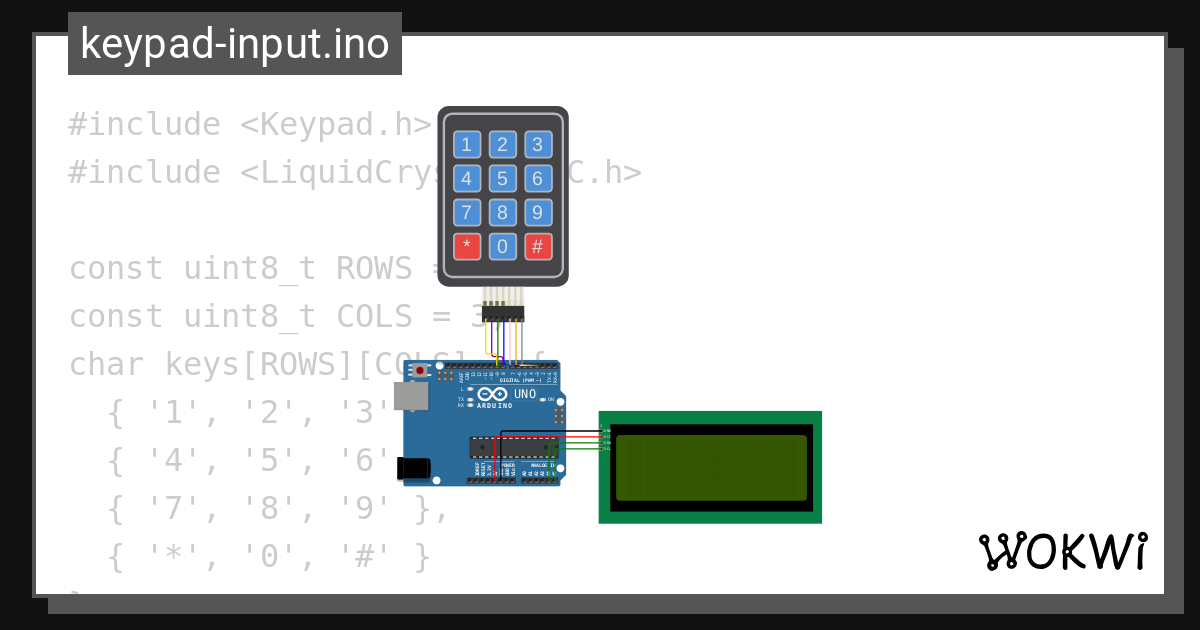 Keypad O Copy Wokwi Esp32 Stm32 Arduino Simulator 6401