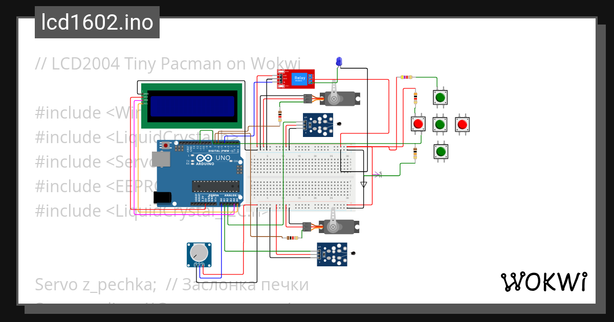 lcd1602.ino Copy - Wokwi ESP32, STM32, Arduino Simulator