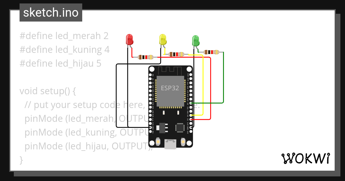 Simulasi_3 - Wokwi ESP32, STM32, Arduino Simulator