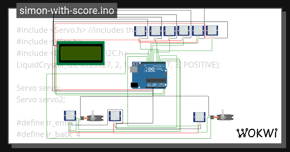 Simon With O Copy Wokwi Esp32 Stm32 Arduino Simulator