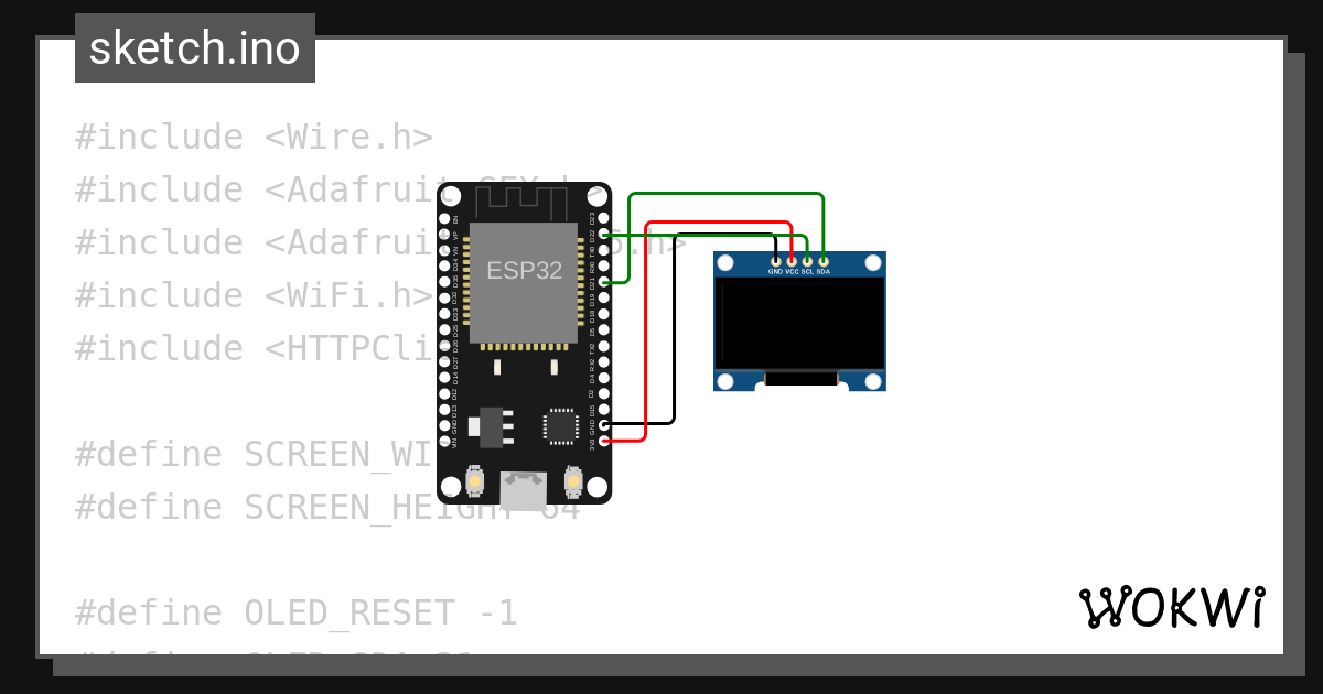 Esp32 Oled Networks Wokwi Esp32 Stm32 Arduino Simulator