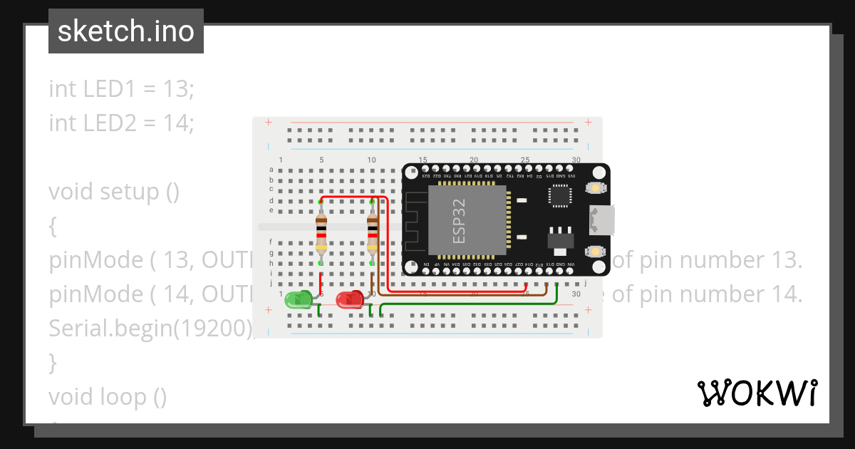 Lab 1 Task 2 Wokwi Esp32 Stm32 Arduino Simulator 0315