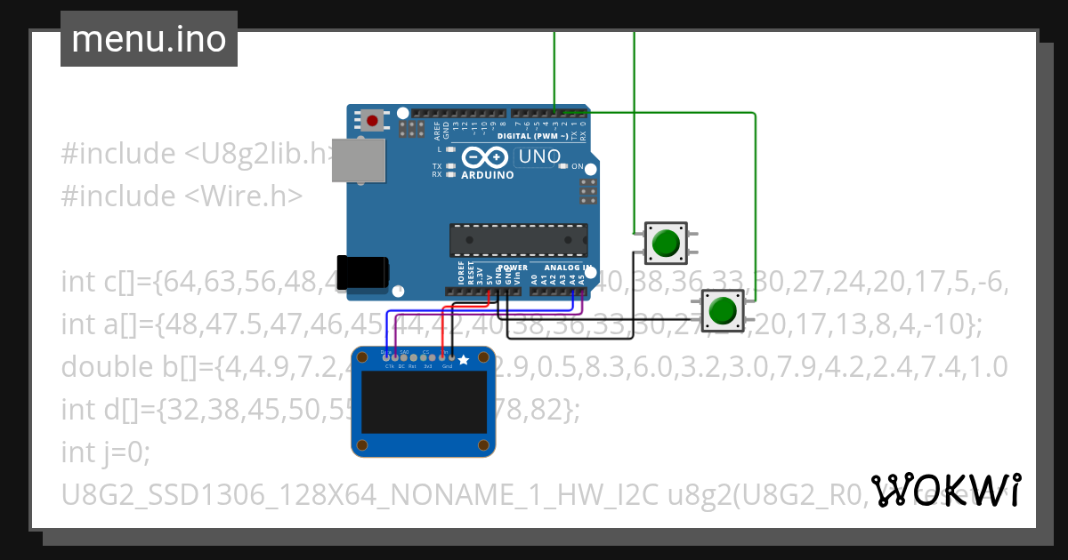 测距仪oled带开机画面 Copy Wokwi Esp32 Stm32 Arduino Simulator 2548