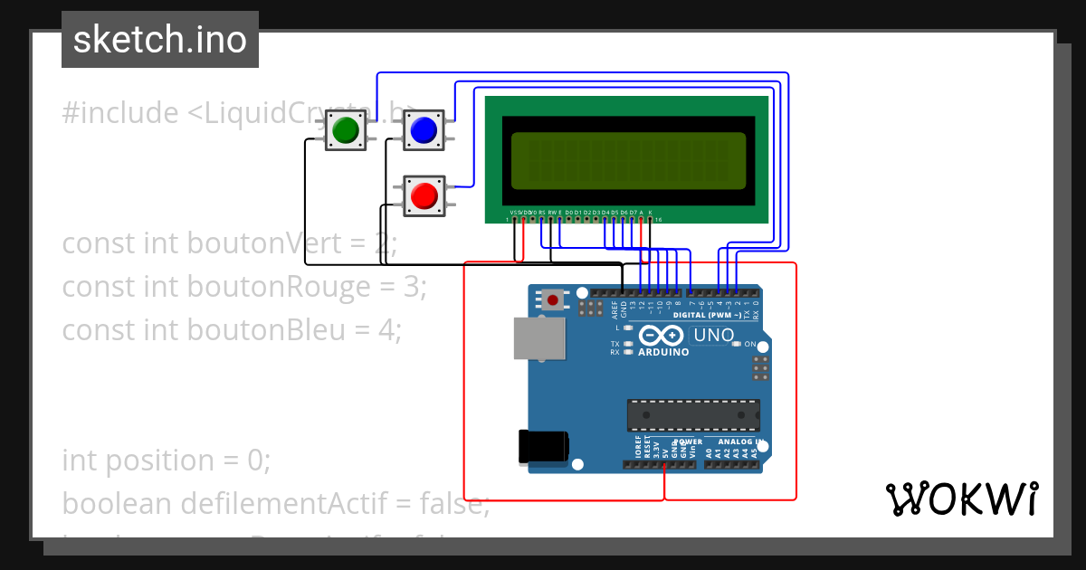 Projet info - Wokwi ESP32, STM32, Arduino Simulator