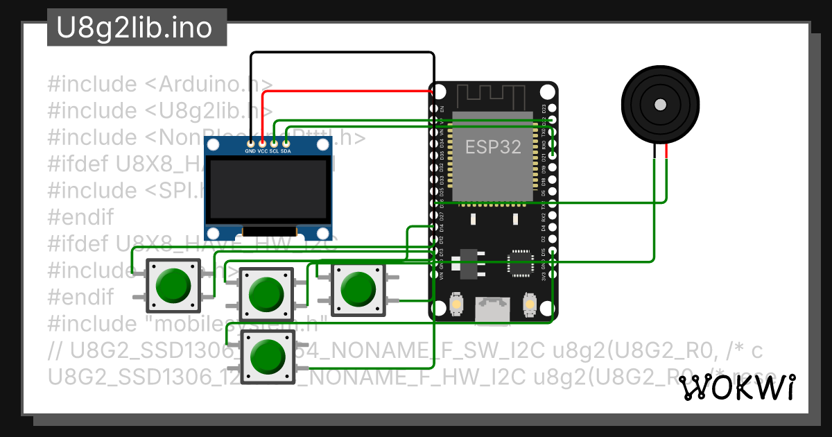 U8g2lib.ino copy Copy - Wokwi ESP32, STM32, Arduino Simulator