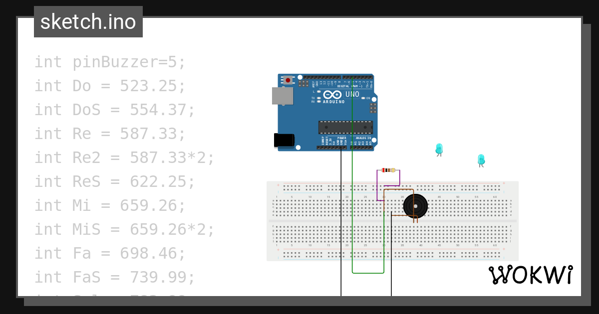 Arduino Musica Wokwi Esp32 Stm32 Arduino Simulator