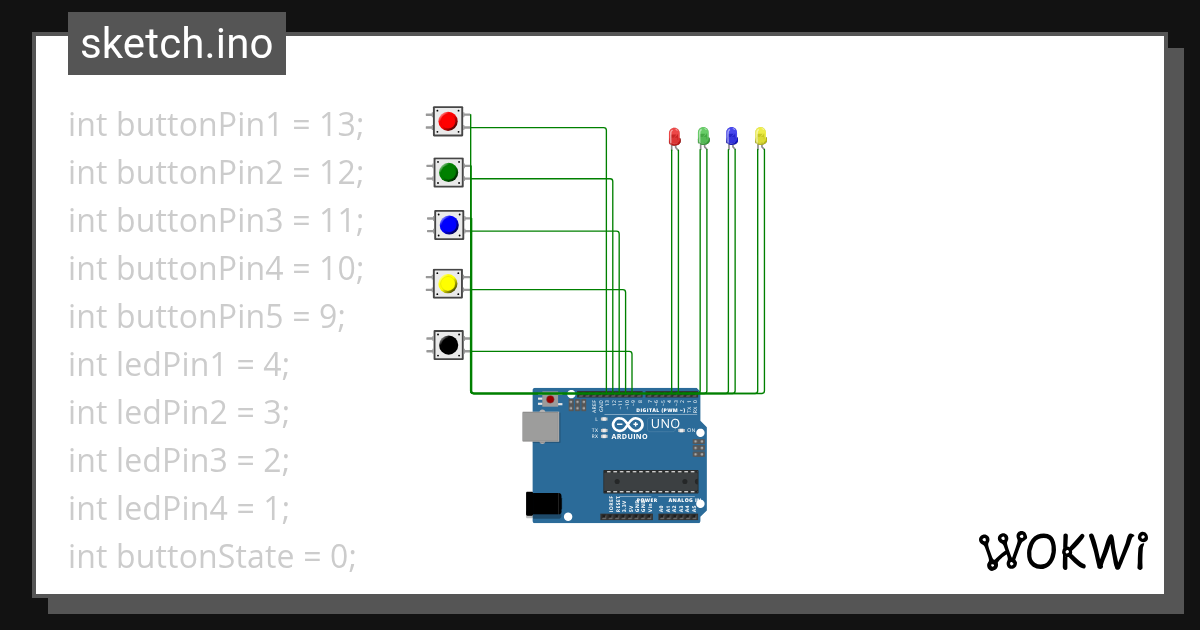 Tombol Cerdas Cermat - Wokwi ESP32, STM32, Arduino Simulator