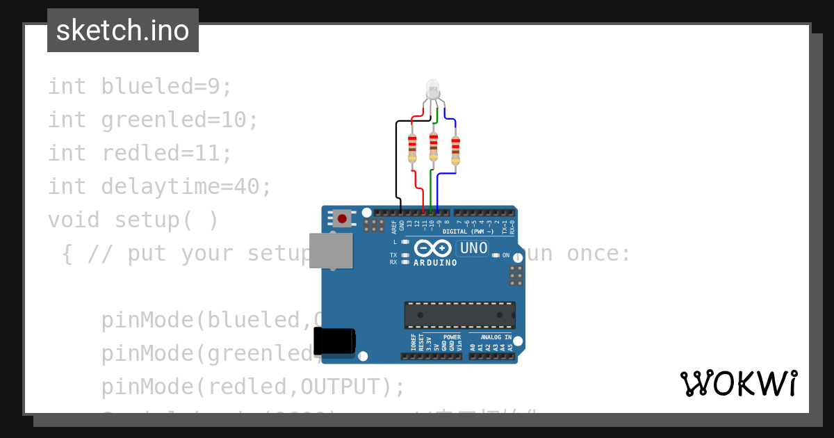 炫彩led Copy2 Wokwi Esp32 Stm32 Arduino Simulator 4231