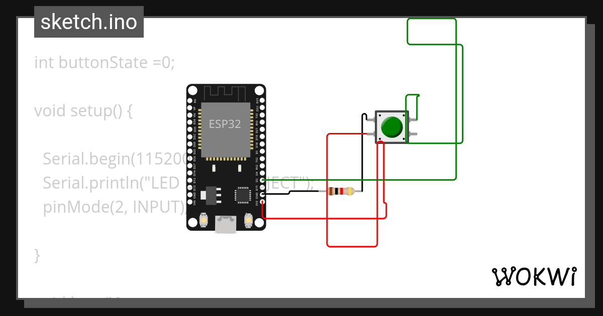 led blink - Wokwi ESP32, STM32, Arduino Simulator led blink - Wokwi ESP32, STM32, Arduino Simulator