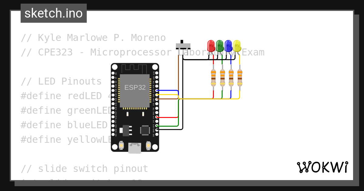 Cpe3cmoreno Kylelaboratory Exam Arduino Core Wokwi Esp32 Stm32 9317