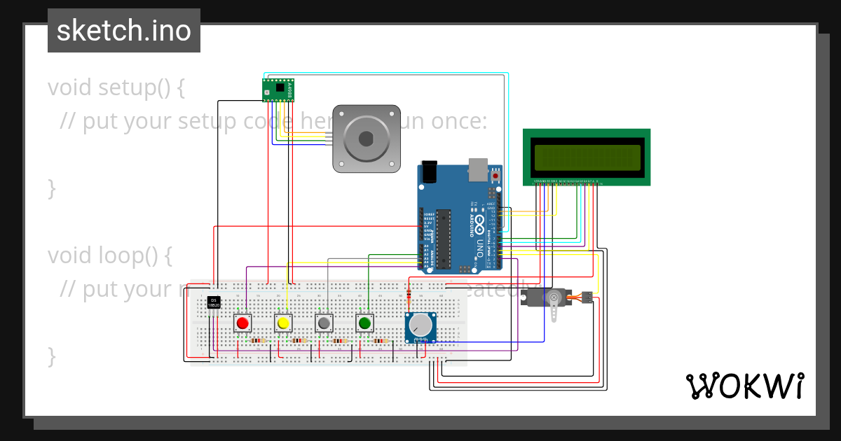 Card dealer - Wokwi ESP32, STM32, Arduino Simulator