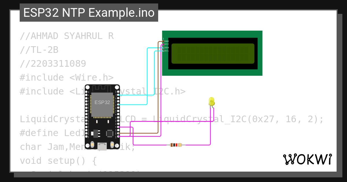Ahmad Syahrul R Tl 2 B Wokwi Arduino And Esp32 Simulator 