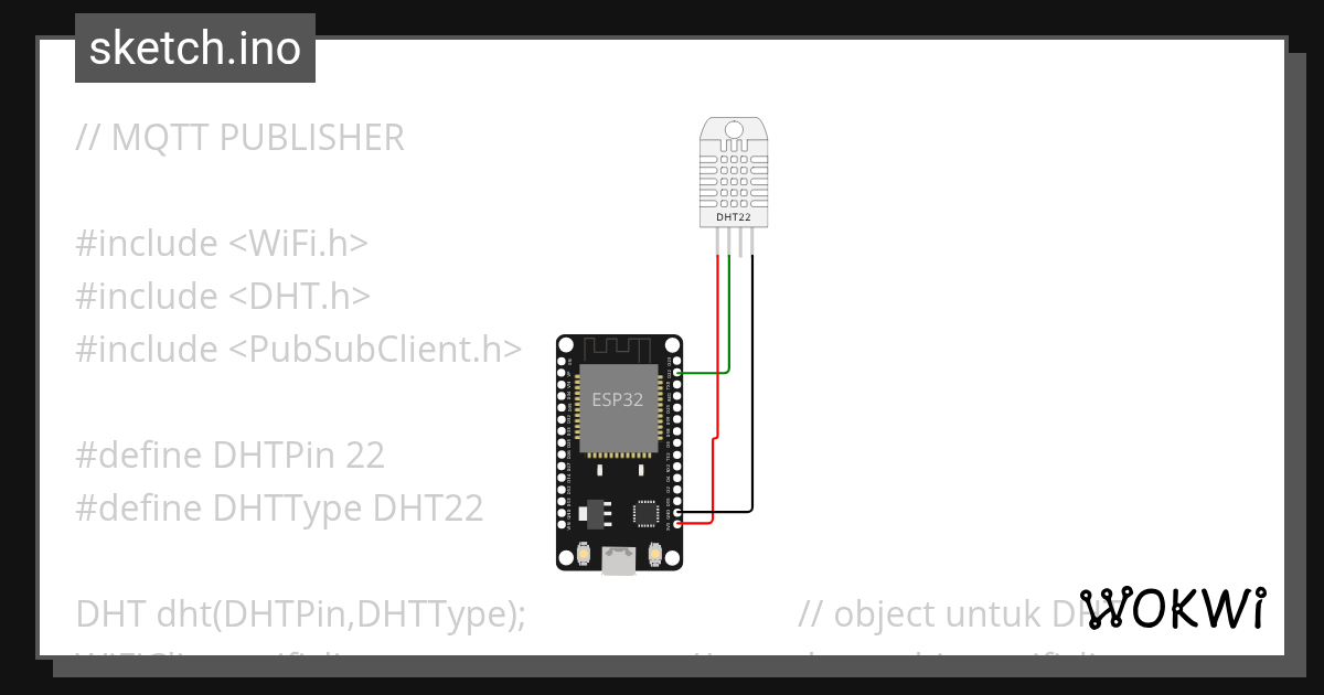 Mqtt Publish Wokwi Esp32 Stm32 Arduino Simulator