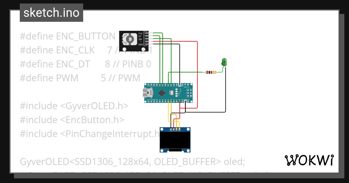 Encoder Interrupt - Wokwi ESP32, STM32, Arduino Simulator