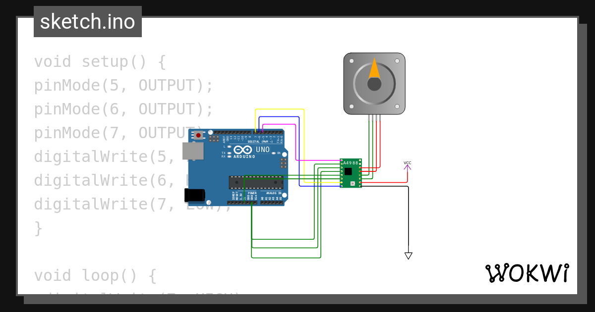 Stepper Motor Wokwi Esp32 Stm32 Arduino Simulator 2261