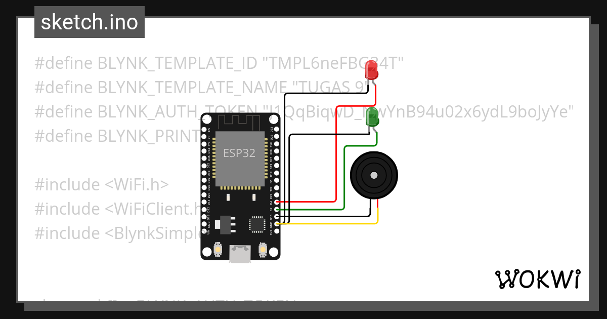 latihan 9 - Wokwi ESP32, STM32, Arduino Simulator