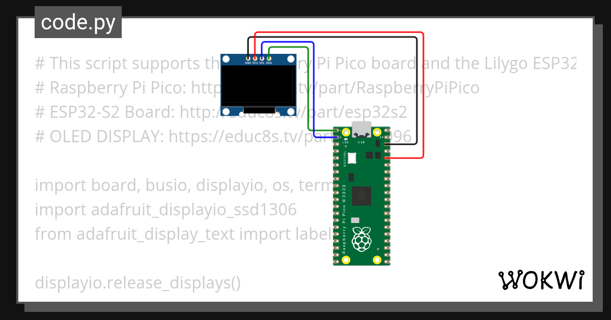Daves Pico Wokwi Esp32 Stm32 Arduino Simulator 9501