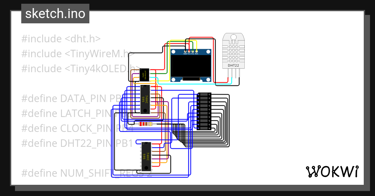ATTiny Temp Graph - Wokwi ESP32, STM32, Arduino Simulator