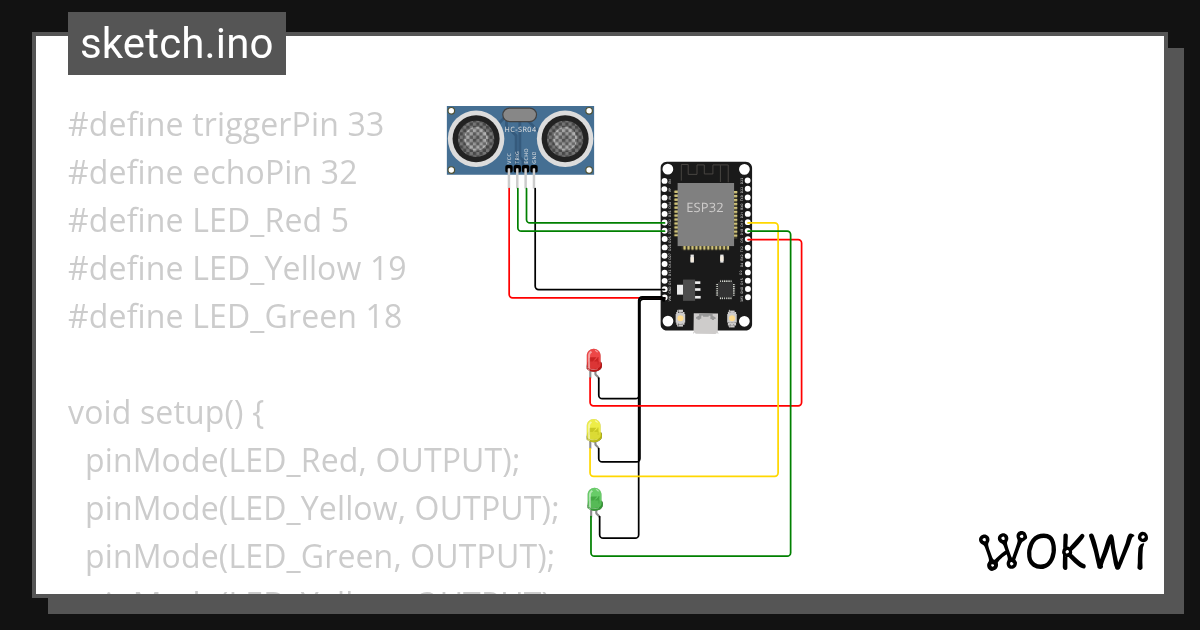UTS_LED_UltraSonik - Wokwi ESP32, STM32, Arduino Simulator