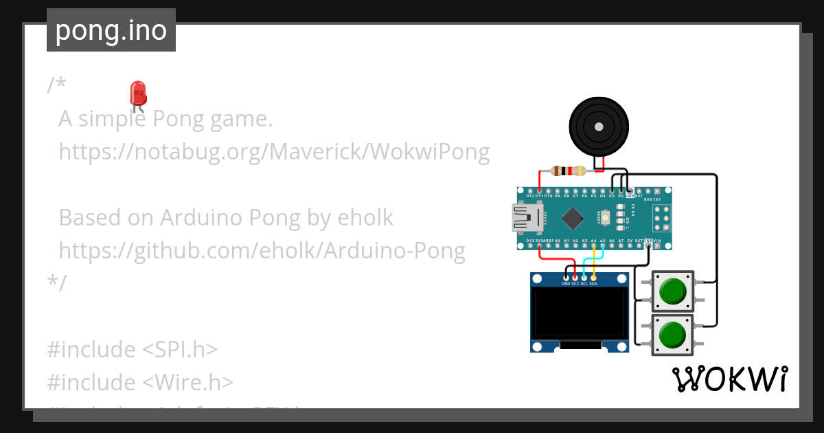 pong.ino Copy - Wokwi ESP32, STM32, Arduino Simulator