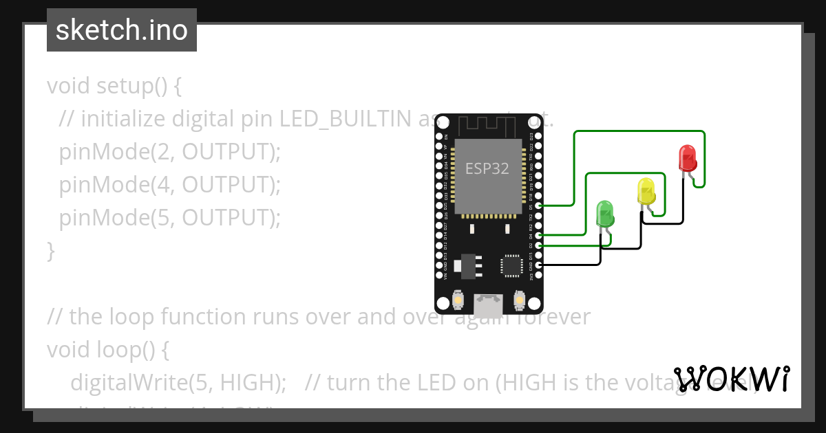 esp32_semaforo - Wokwi ESP32, STM32, Arduino Simulator