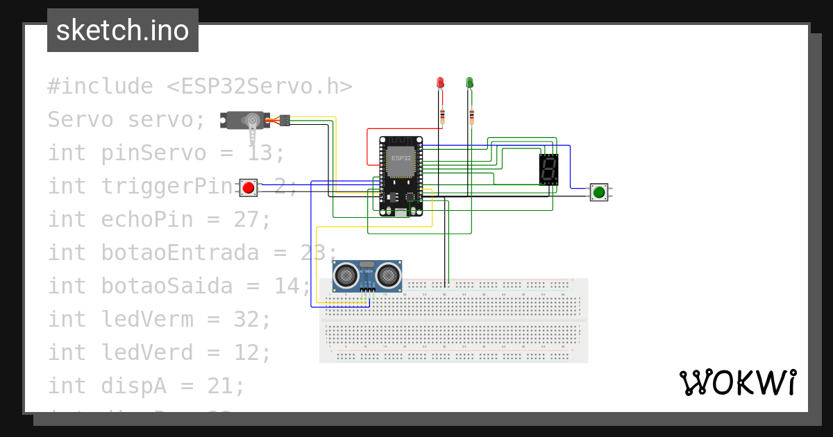 Testprojestacionamento Wokwi Esp32 Stm32 Arduino Simulator 