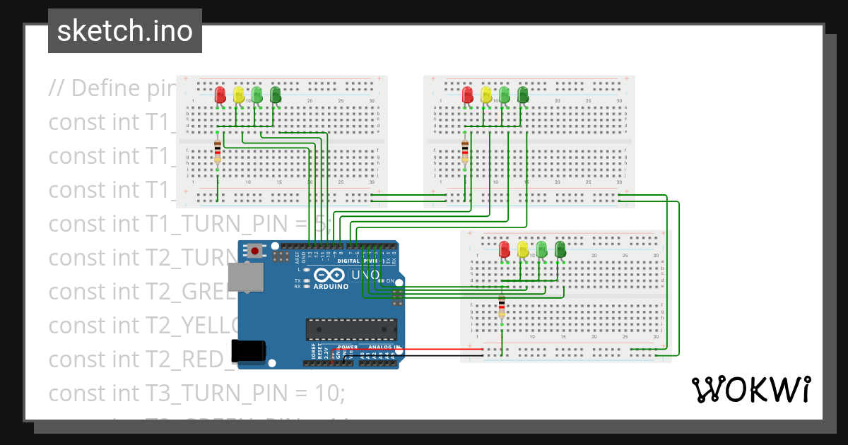 Traffic Copy - Wokwi ESP32, STM32, Arduino Simulator