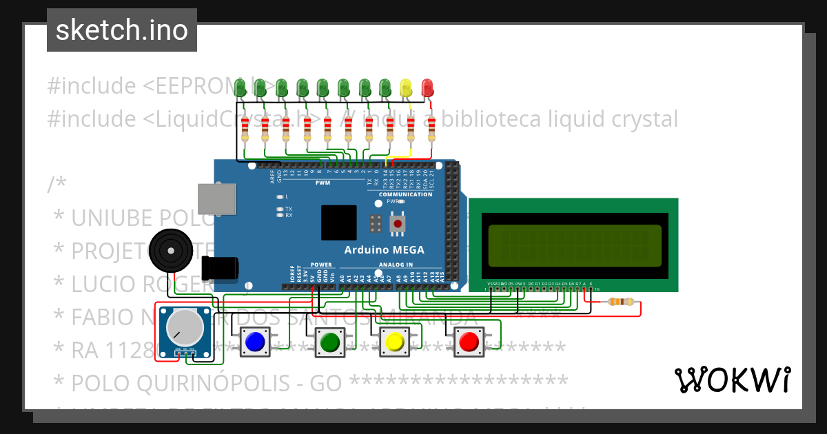 Limpeza de Filtro Automatico Rev2 - Wokwi ESP32, STM32, Arduino Simulator