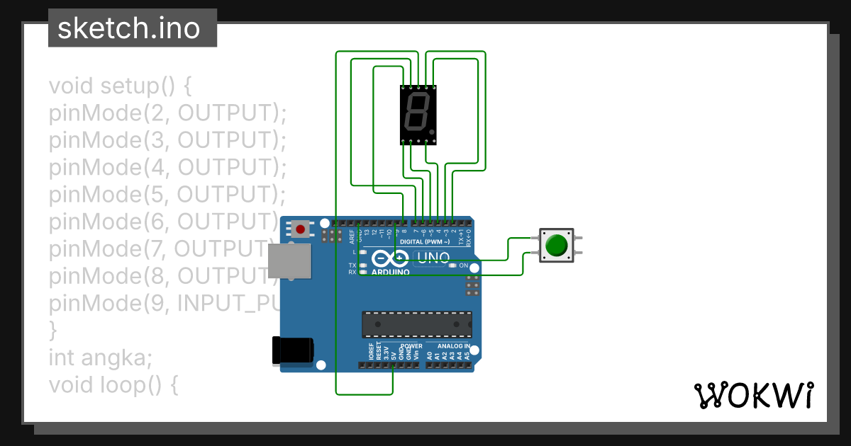Job sheet 5 - Wokwi ESP32, STM32, Arduino Simulator