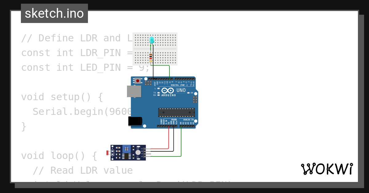 Ldr Wokwi Esp32 Stm32 Arduino Simulator 6855