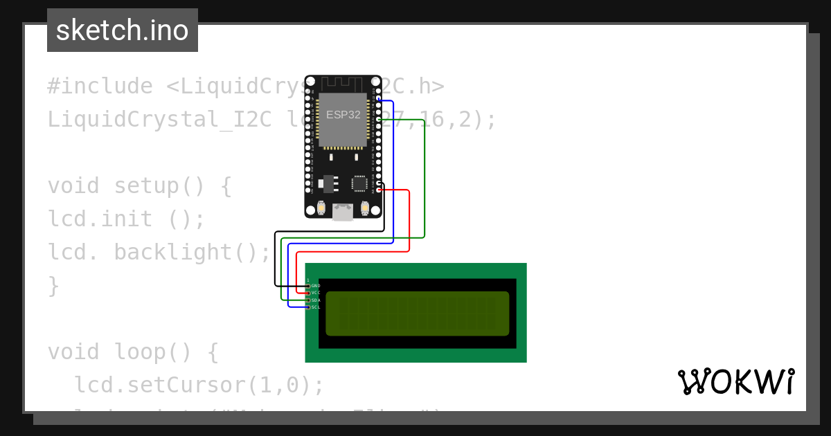 Running Text Wokwi Arduino And Esp32 Simulator 9262