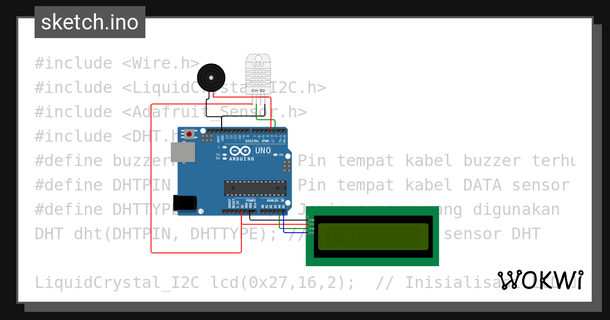 Buzzer Suhu Wokwi Esp32 Stm32 Arduino Simulator 8599