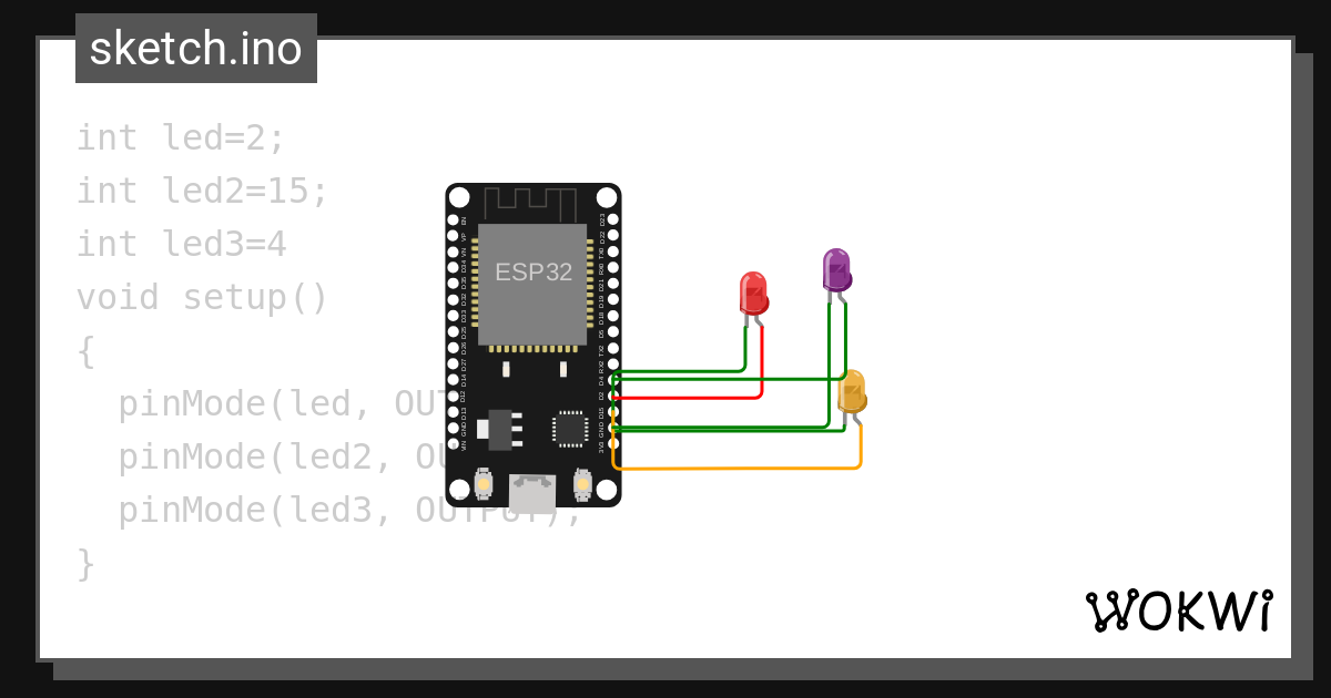 Latihan Led Aldreine Vanda Kauntu Wokwi Esp32 Stm32 Arduino Simulator 0106