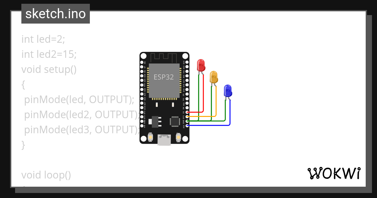 Latihan Led Jennifer Carla Xi Mipa 211 Wokwi Esp32 Stm32 