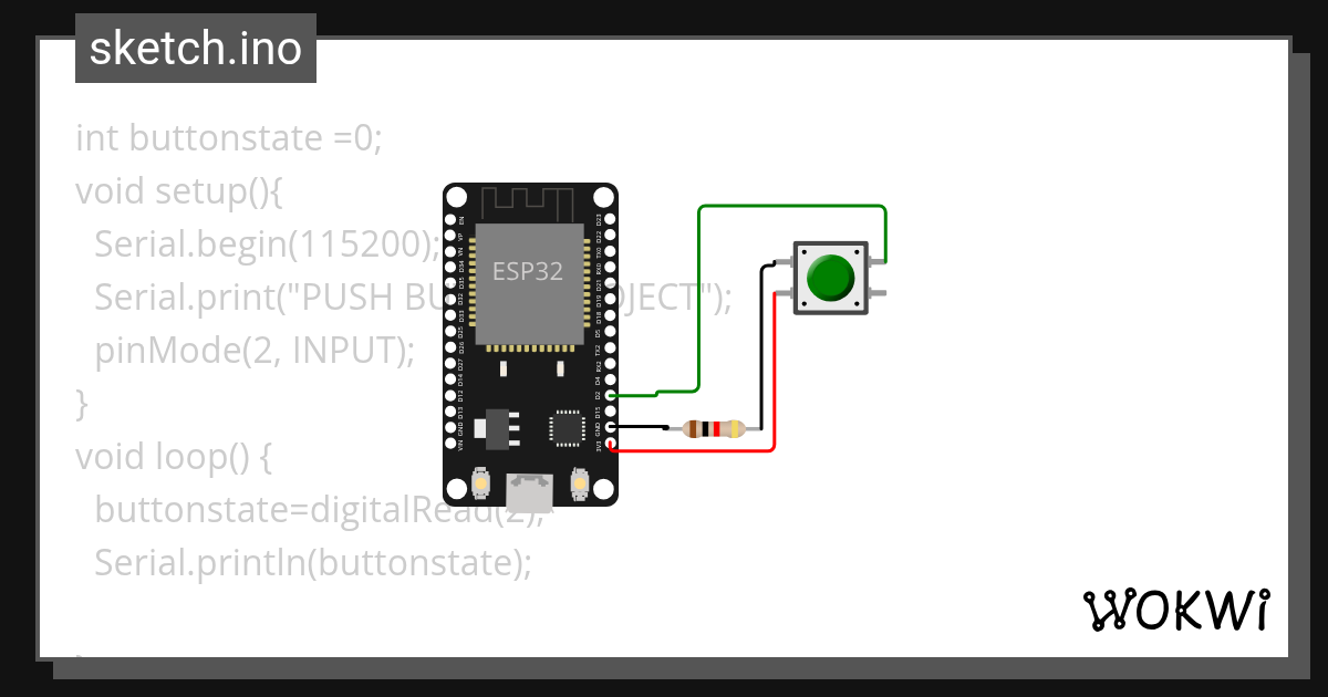 1st Project Wokwi Esp32 Stm32 Arduino Simulator 5851