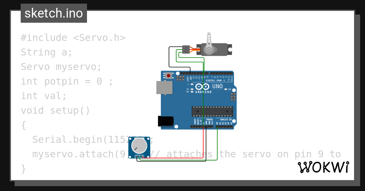 Servopotentiometer Wokwi Esp32 Stm32 Arduino Simulator 4117