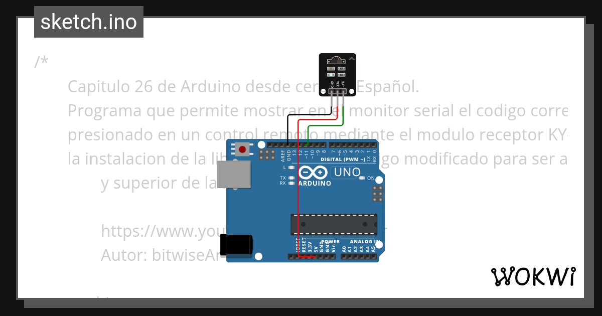 Irsensor Wokwi Esp32 Stm32 Arduino Simulator