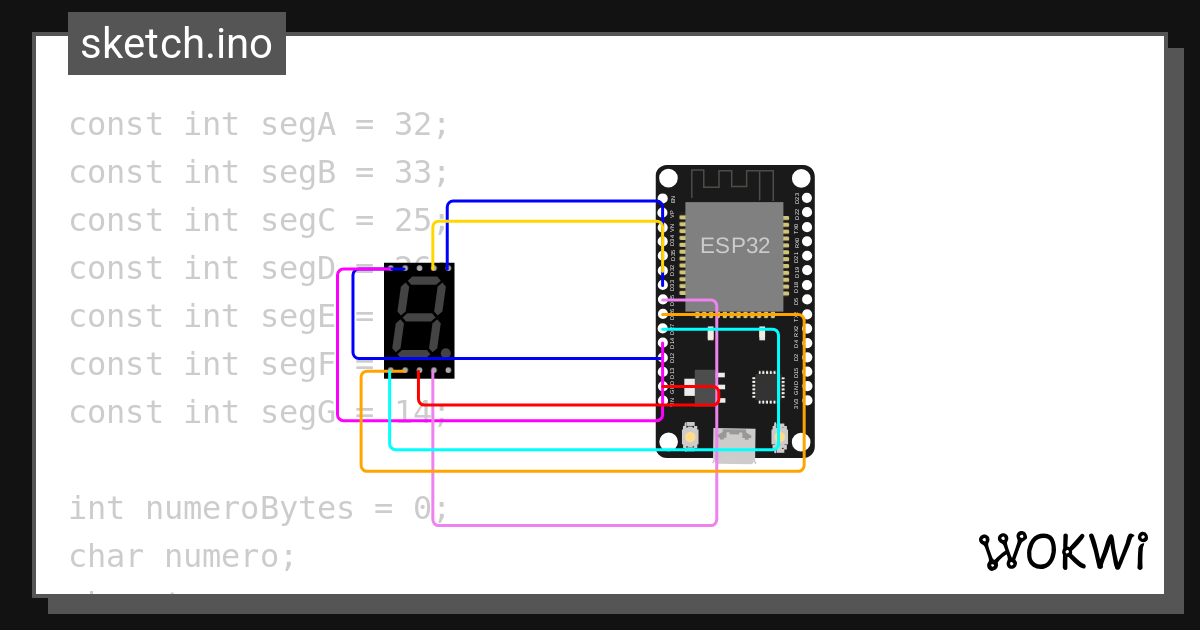 Unifor Sete Segmentos Incompleto Copy Wokwi Esp32 Stm32 Arduino Simulator 